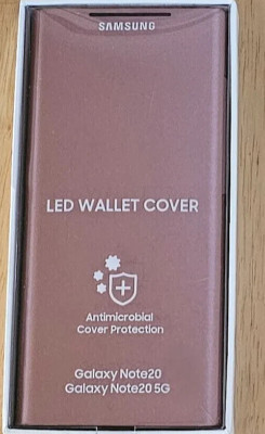 Samsung LED Wallet Cover Galaxy Note20 & Note20 5G - Rose Gold | eBay