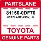 81150-0DF70 Toyota OEM Genuine HEADLAMP ASSY, LH | eBay Australia