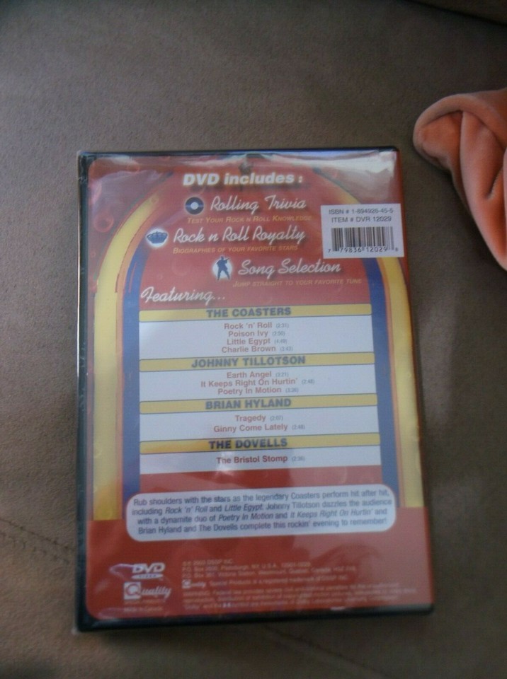 THE BEST OF ROCK N ROLL PALACE DVD THE COASTERS BRAND NEW AND SEALED | eBay