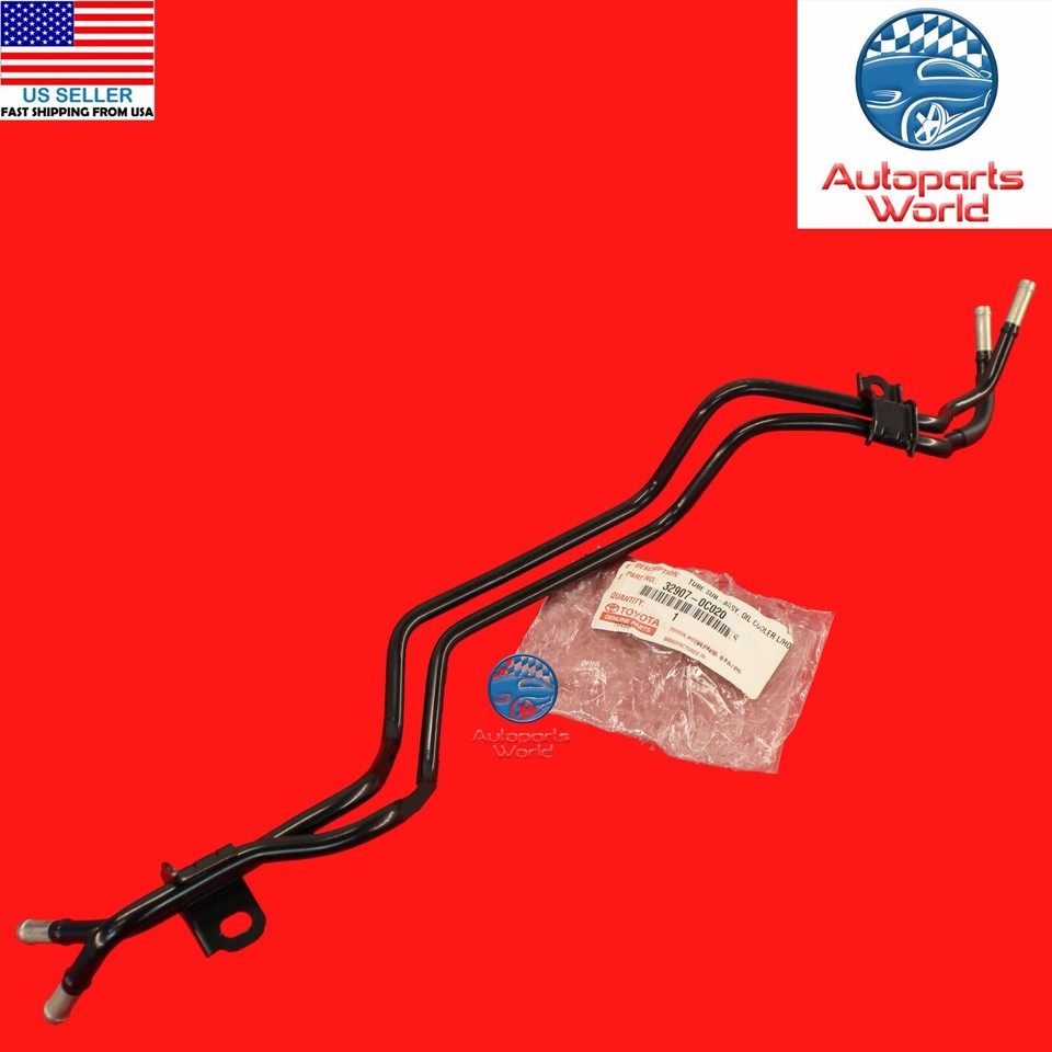 GENUINE TOYOTA TUNDRA SEQUOIA 5.7L AUTOMATIC TRANS OIL COOLER PIPE ...