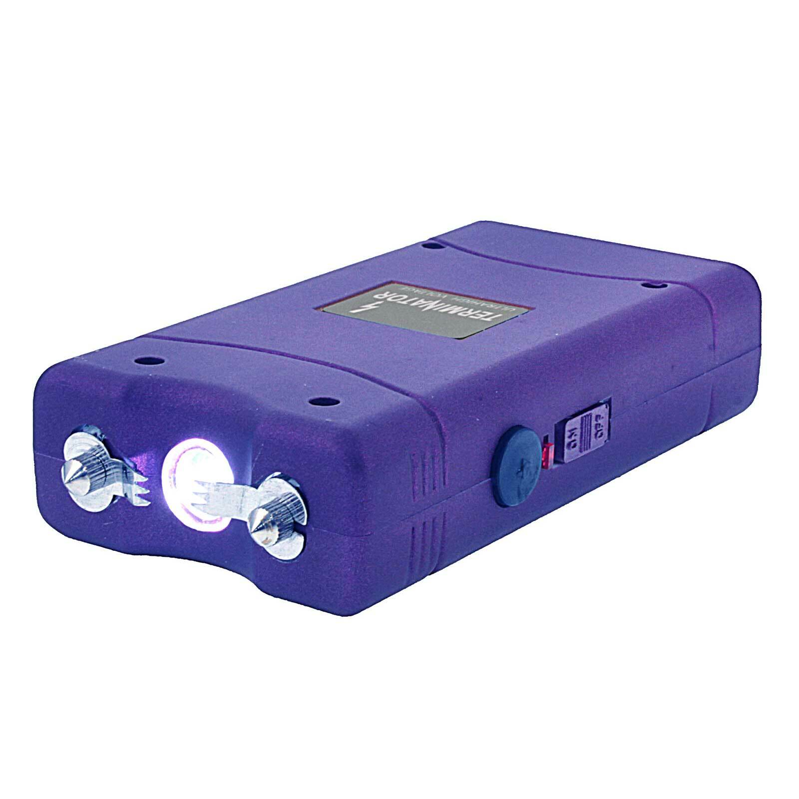 TERMINATOR STUN GUN T800 - 182BV RECHARGEABLE POLICE FLASHLIGHT AND ...