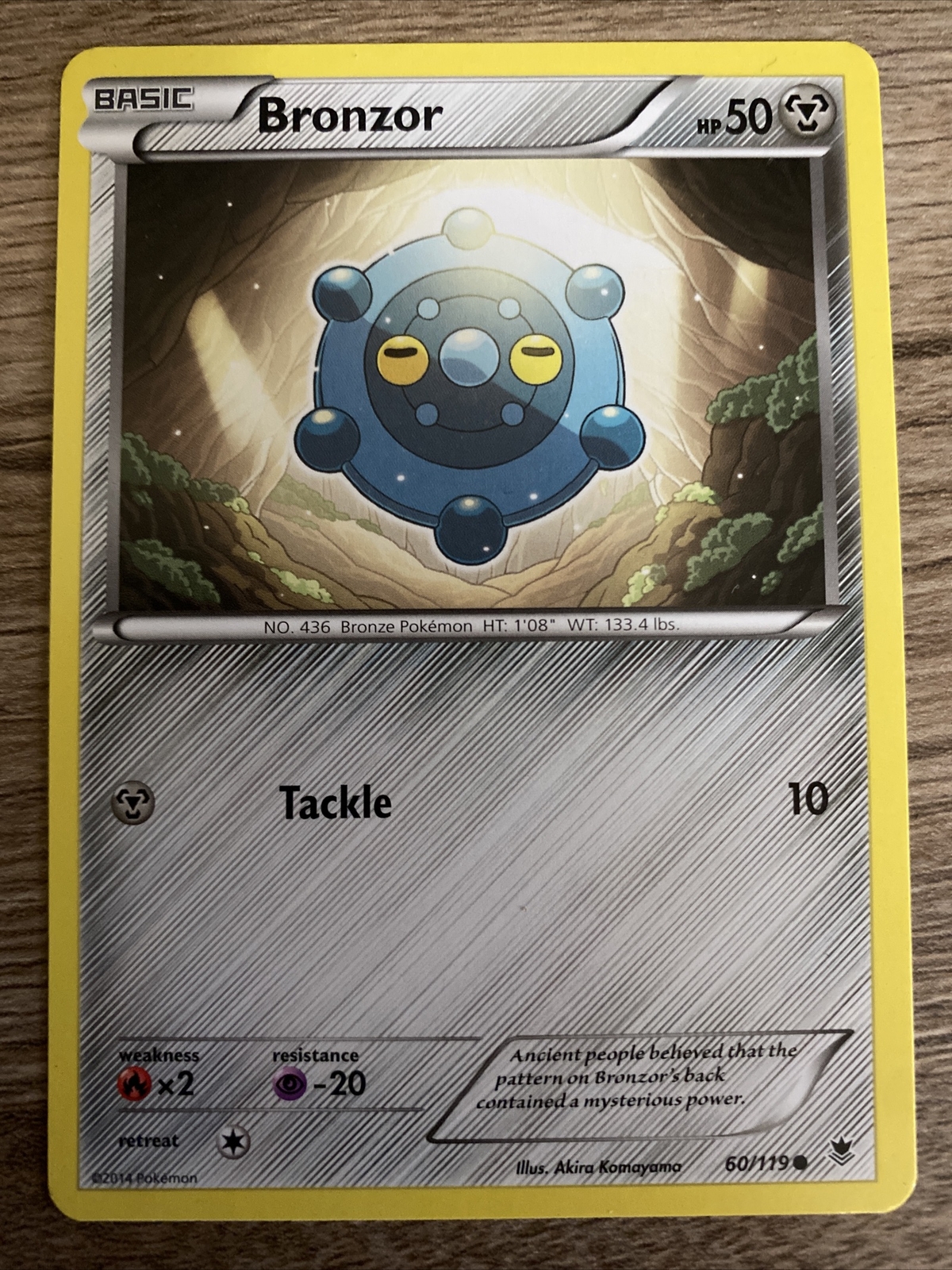Pokémon TCG Bronzor Phantom Forces 60/119 Regular Common for sale ...