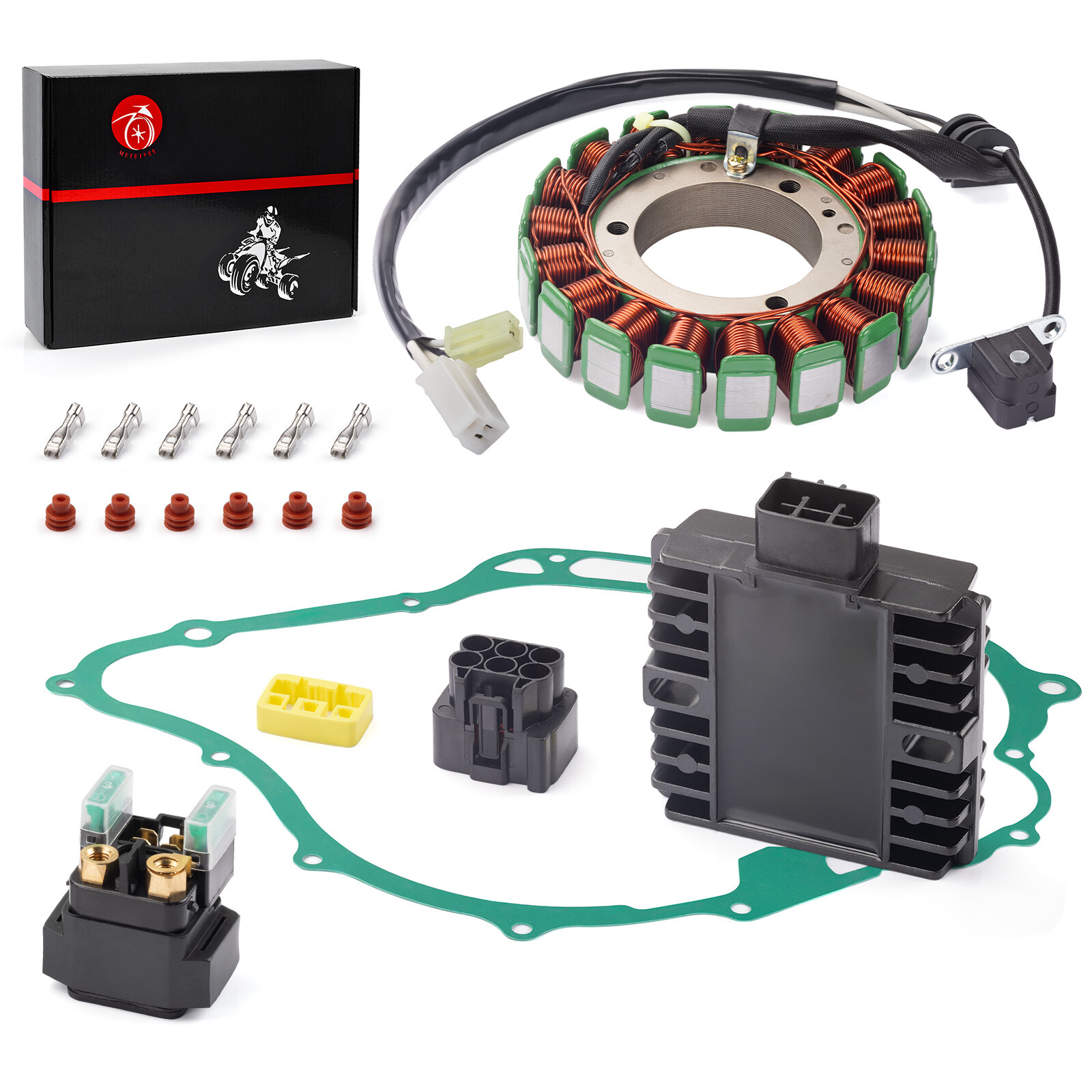 Stator Relay Rectifier W Gasket for Yamaha Vstar 1100 XVS1100 Custom ...