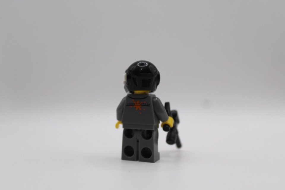 LEGO Paintball Player Minifigure w/ Custom Gun from Series 10 col153 ...