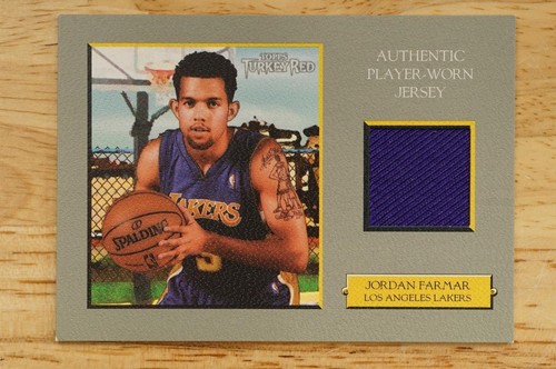 2006-07 Topps Turkey Red Relics TRR-JF Jordan Farmar Game Used Jersey ...