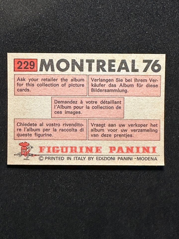 1976 Panini Olympics Montreal 76 Sticker Vintage India Field Hockey ...