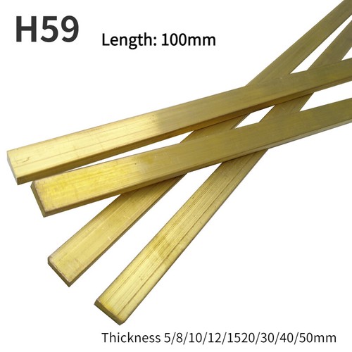H59 Yellow Copper Brass Plate Brass Solid Bar Rod Brass Row Flat 100mm ...