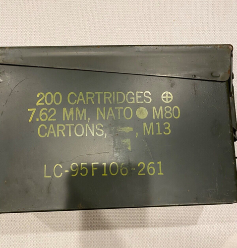 Vintage M60 ammo can box, military surplus | eBay