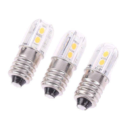 E10 Led Bulb 6V 12V 24V Bulbs 4LED Lamp Replacement For Torch Indicator ...