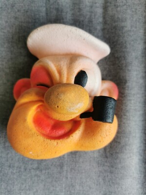 Vintage Bendy Toys Bendiface POPEYE Foam Rubber Face Finger Puppet | eBay