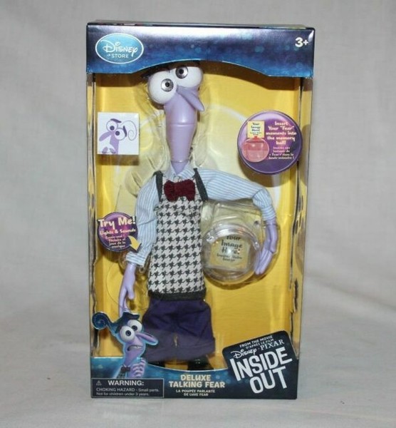 Disney Inside out Fear Deluxe Talking Doll Light up Memory 10" Pixar ...