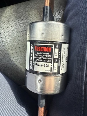 Bussman Fusetron FRN-R-300 Amp Fuse | eBay