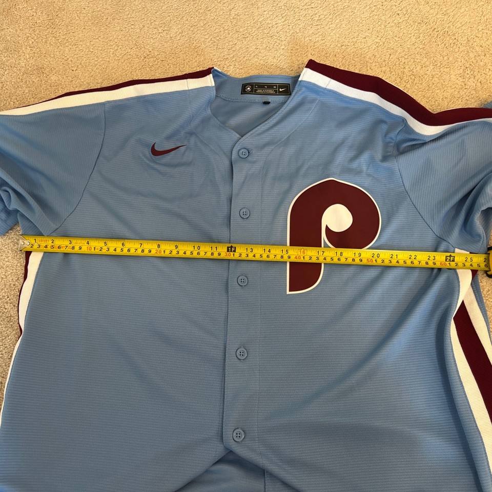Nike Philadelphia Phillies Powder Blue Kyle Schwarber-#12 Men's Jersey ...