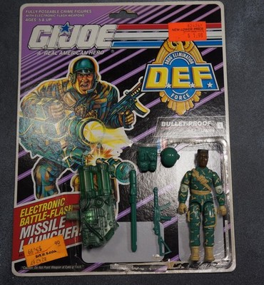 GI Joe ARAH Vintage DEF Bullet Proof v2 Hasbro 1992 w/Full Card Back | eBay