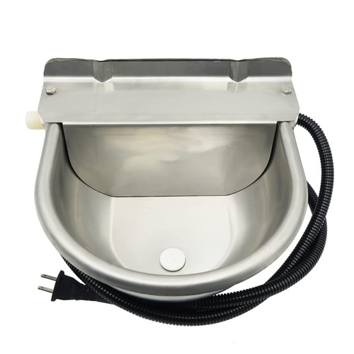 Stainless Steel Automatic Heated Water Bowl with Float Valve Water ...