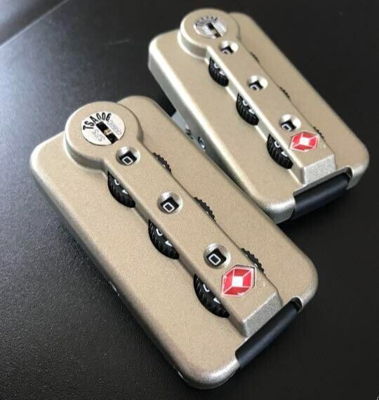 Rimowa Genuine Parts TSA006 Luggage Suitcase Dial Lock Titanium 2 Set ...