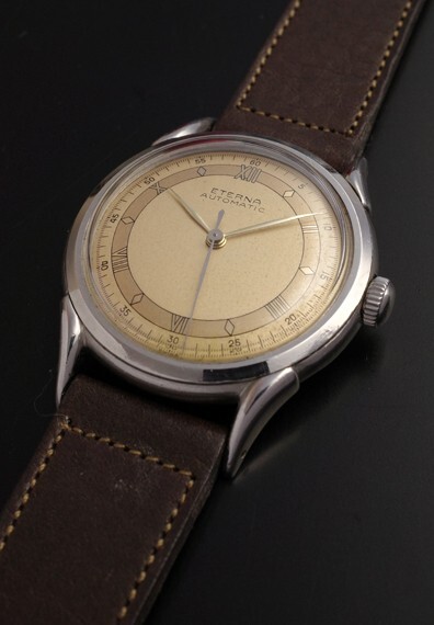 Eterna Bumper Movement 1940's Automatic SS Screw Back 34mm Cal.1159H ...