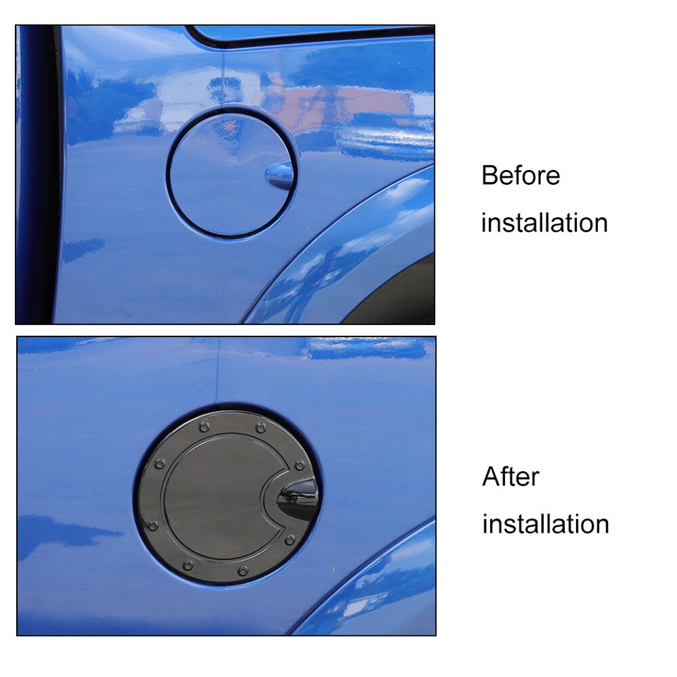 Exterior Filler Fuel Tank Door Cover Gas Cap Trim for Dodge RAM 2010 ...