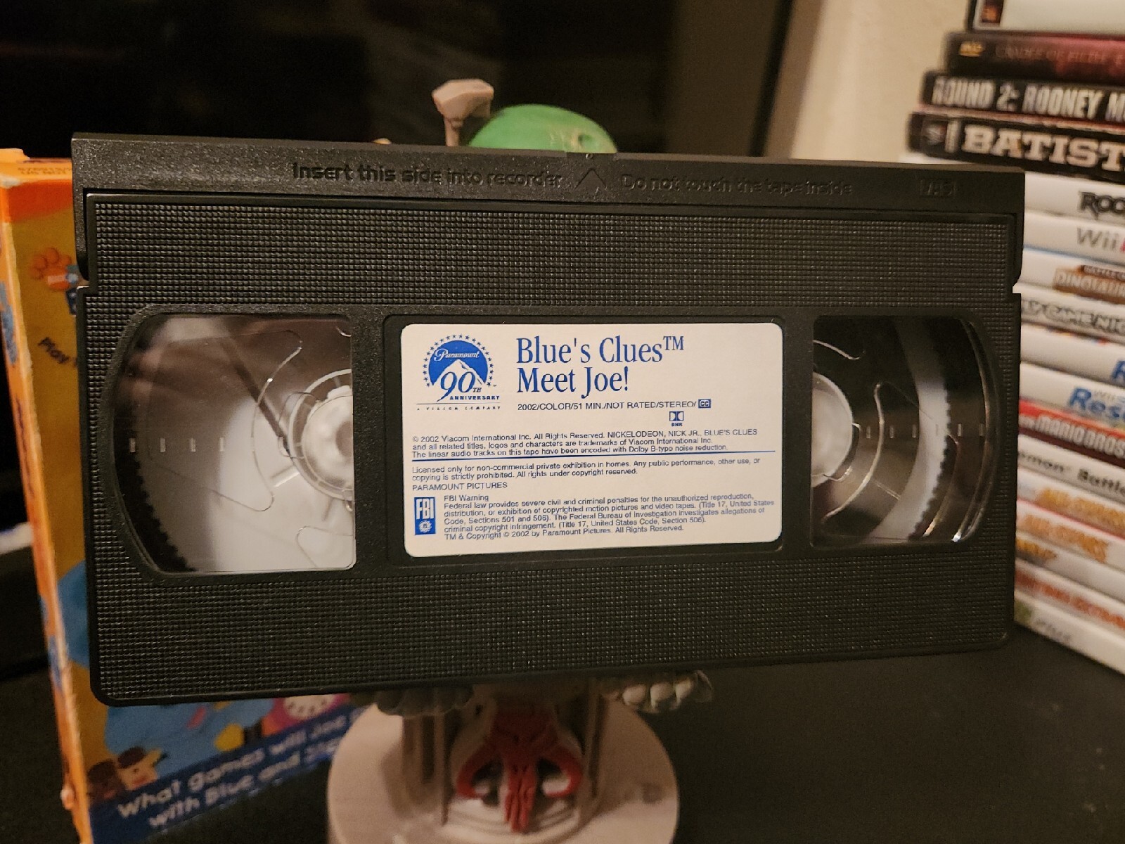 Nick Jr Blue’s Clues Meet Joe VHS Video | Grelly USA