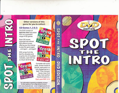 Spot The Intro-DVD Edition-2005-Gifts Cheatwell Games-Games-DVD | eBay ...