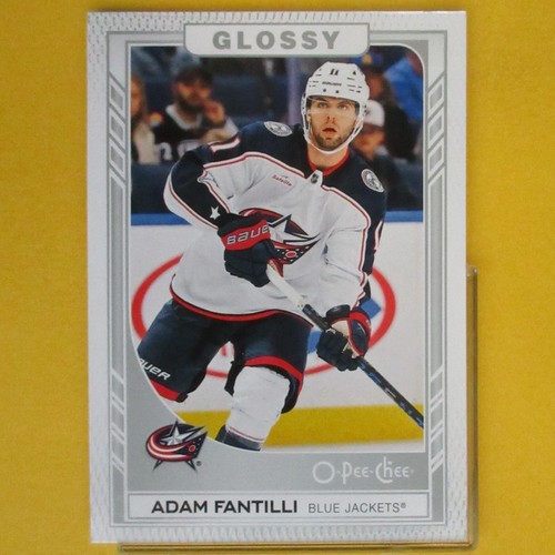 ADAM FANTILLI 2023-24 ROOKIE GLOSSY SILVER OPC #R-44 Columbus Blue ...