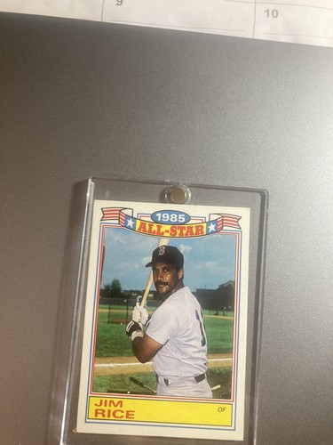 1985 Topps All Stars Jim Rice Commemorative Set Number 6 | eBay