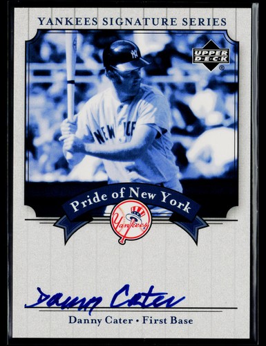 Danny Cater 2003 Upper Deck Yankees Signature Series #PN-DC Pride of ...