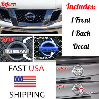 1 SET Decal Sticker NISSAN Letters Fit for Inter Emblem Frontier ...
