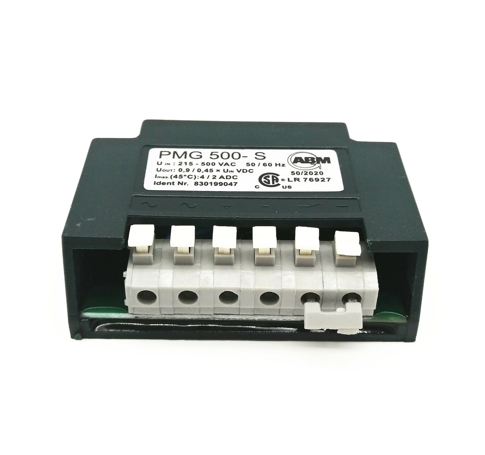 1pcs PMG 500-S ABM Uin:215V~500VAC Uout:0.9/0.45 x Uin VDC Motor Brake ...