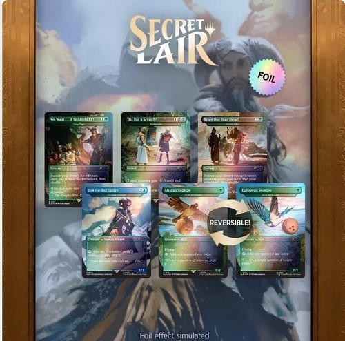 PRESALE SECRET LAIR X MONTY PYTHON AND THE HOLY GRAIL: VOL. 1 + 2 FOIL ...