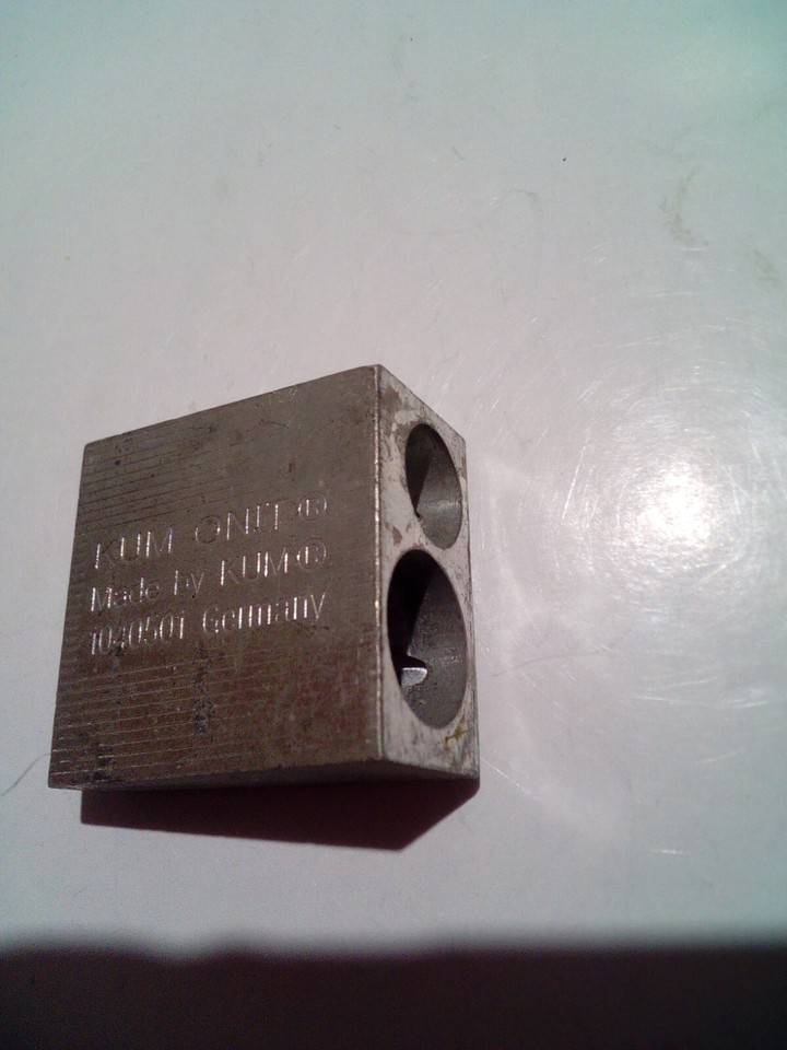 Vintage KUM ONIT 1040501,Double Hole Pencil Sharpener, GERMANY | eBay