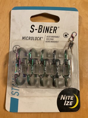 New Nite Ize S-Biner Microlock Stainless Carabiner. | eBay