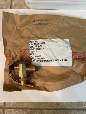 EMERSON P/N 13230E3588 THERMAL QUENCH/ EXPANSION VALVE WITH MOUNTING ...