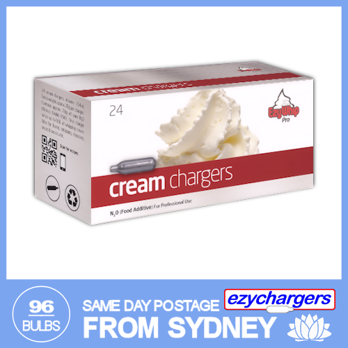 EZYWHIP PRO WHIPPED CREAM CHARGERS 24 PACK X 4 (96 BULBS) | eBay