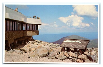 Postcard Part of the Sherman Adams Bldg, Mt Washington White Mts NH D21 ...