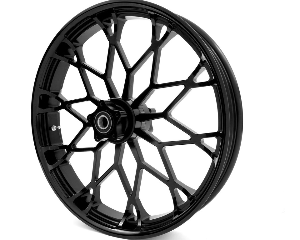 Prodigy Forged Black 21" Wheel for Harley-Davidson Motorcycles Road ...