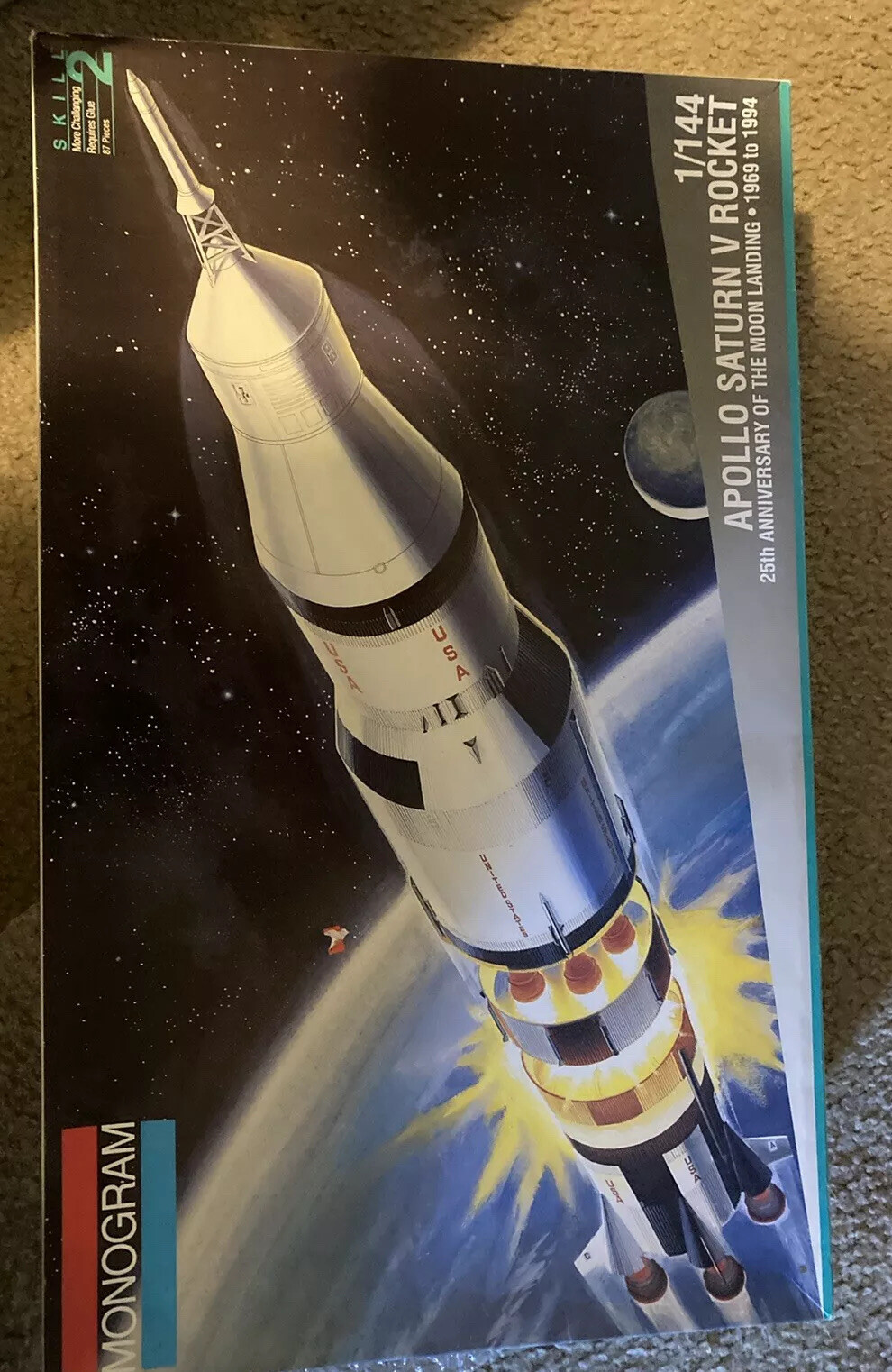 Apollo Saturn V Rocket 1/144 Monogram Model Kit New | eBay