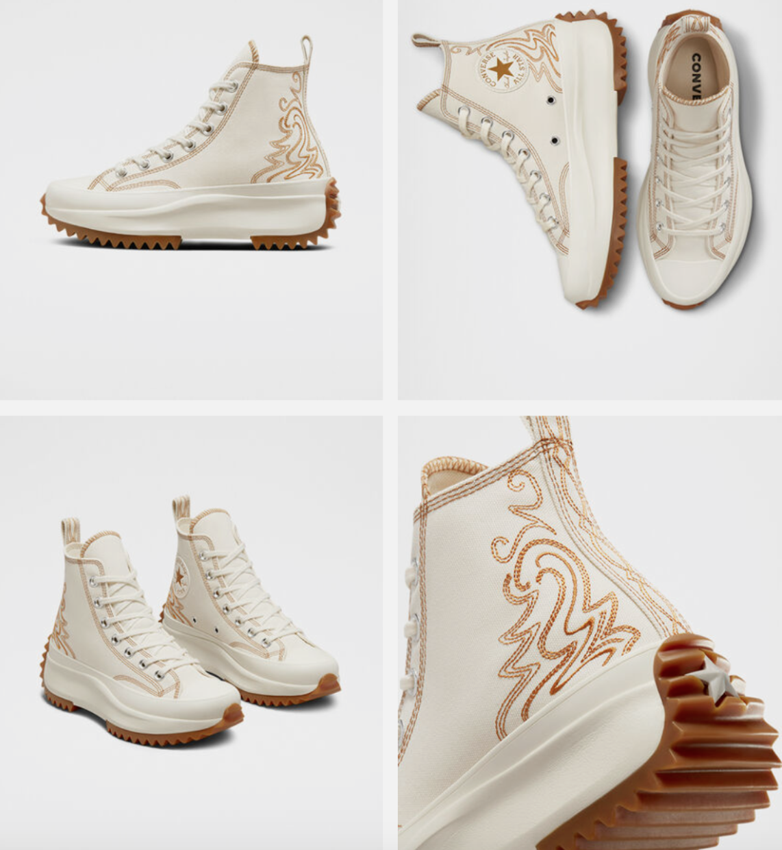 NEW Women's CONVERSE RUN STAR HIKE Western Shoes A10333C Cowboy Wonka ...