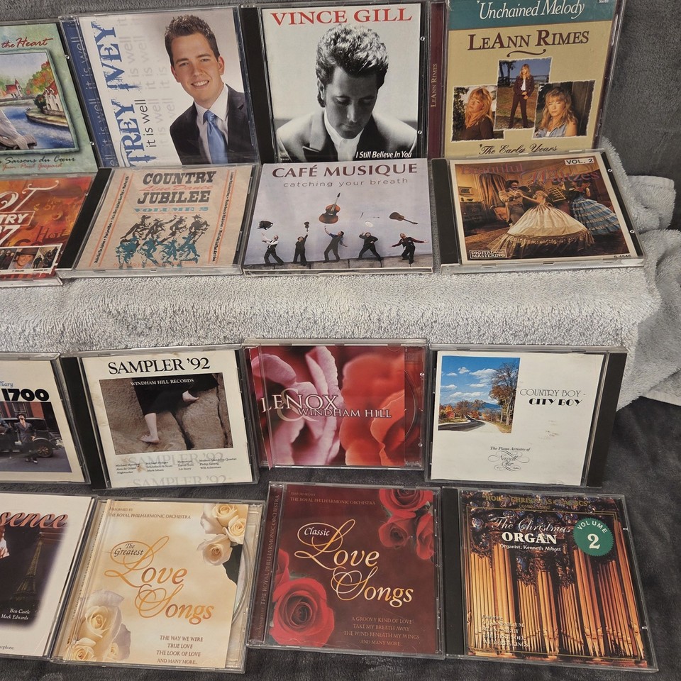 Lot of 48 Assorted CDs MIX ALL Genres Artwork+Case RANDOM BUNDLE ...