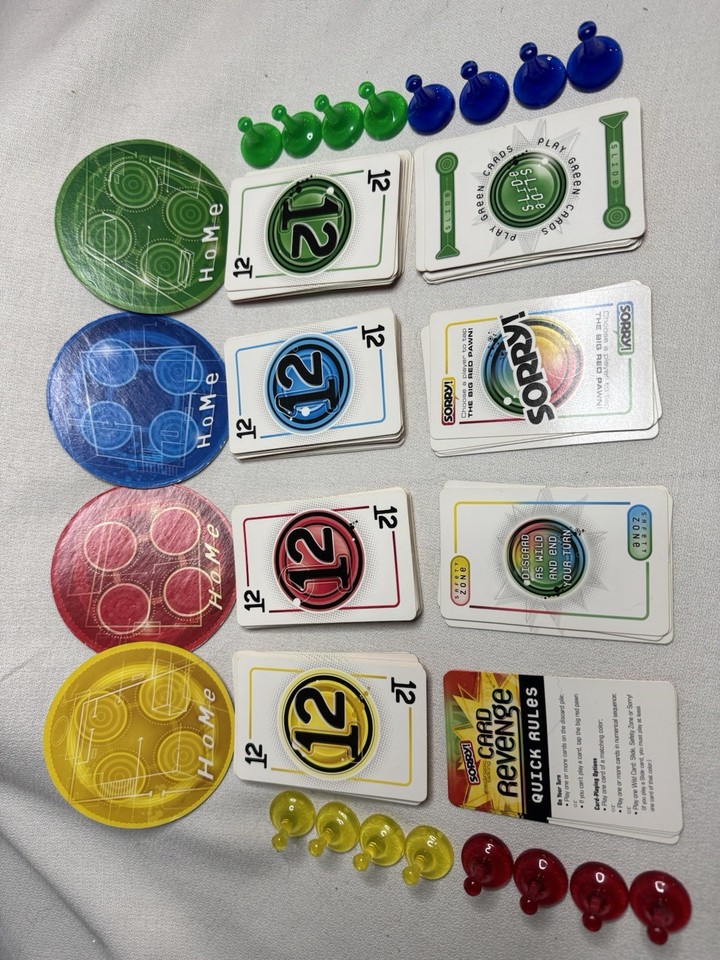 Sorry! Card Revenge Electronic Talking Game Big Red Pawn 2004 Hasbro ...