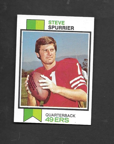 1973 Topps 2nd Year Card STEVE SPURRIER #481 SF 49ers QB CFB Coach ~NM ...