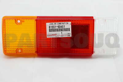 8155160451 Genuine Toyota LENS, REAR COMBINATION LAMP, RH 81551-60451 ...