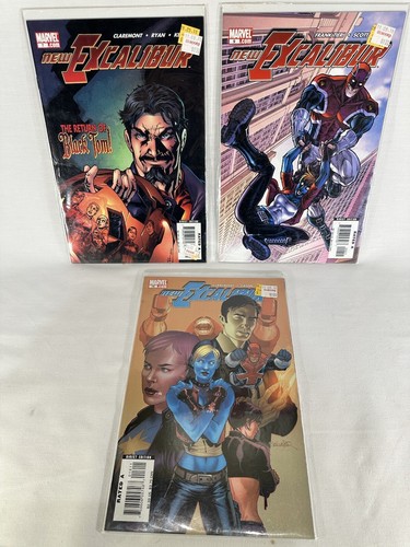 Lot If 3 Marvels the New Excalibur Comics Numbers 7, 9 And 16 | eBay