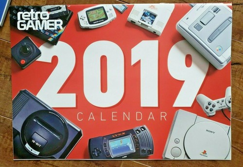 RETRO GAMER 2019 2020 EXCLUSIVE SUBSCRIBER Video Game Console Calendar ...