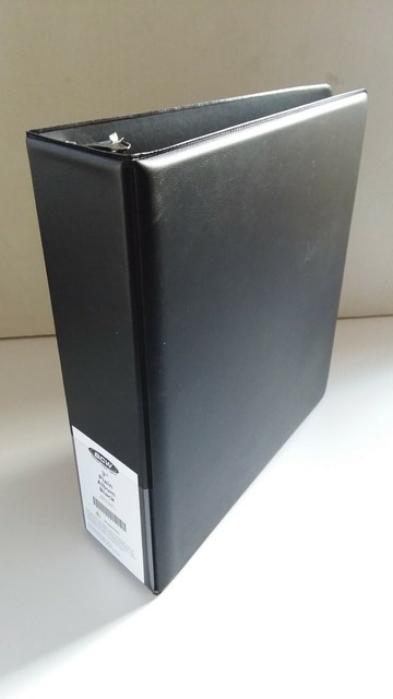 BCW 3" Black Plain Album 100 T206 Tobacco Trading Card Binder Pages ...