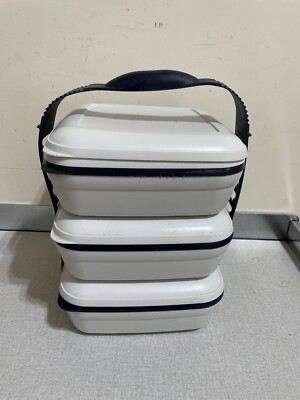VTG Tupperware party carrier, come with 4 plates Excellent Condition | eBay