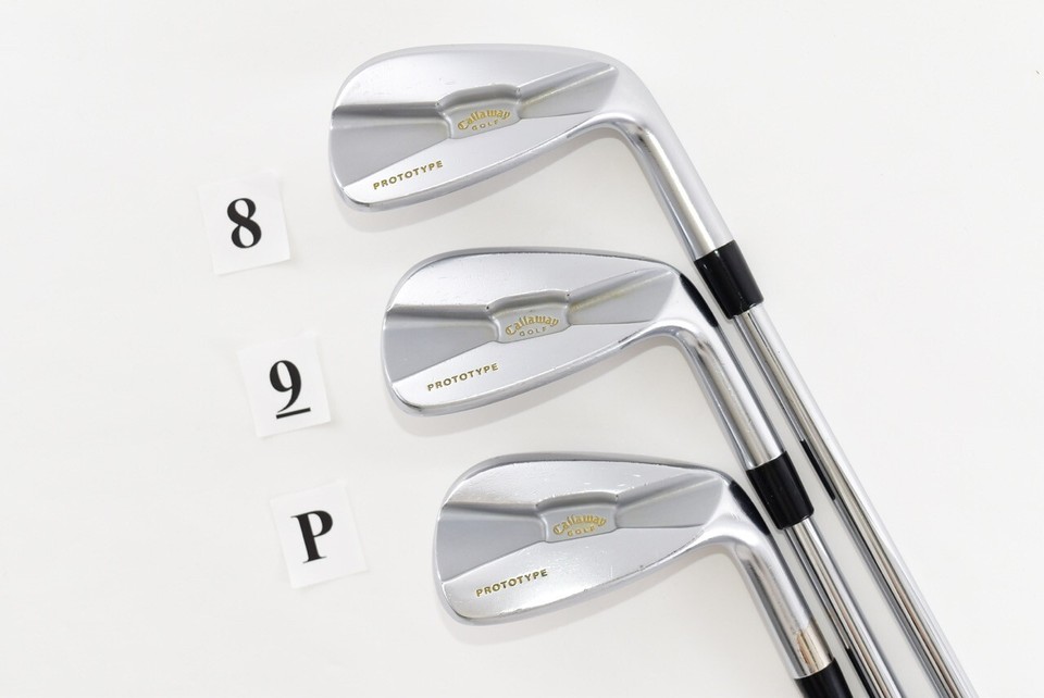 RARE! 6pcs Callaway X Prototype Iron Set 5-6-7-8-9-P PW Flex Stiff DG ...