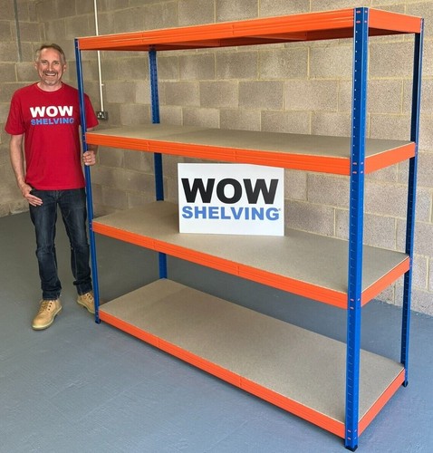 WOW300 kg Warehouse Racking Shelving Extra Heavy Duty Storage Garage ...