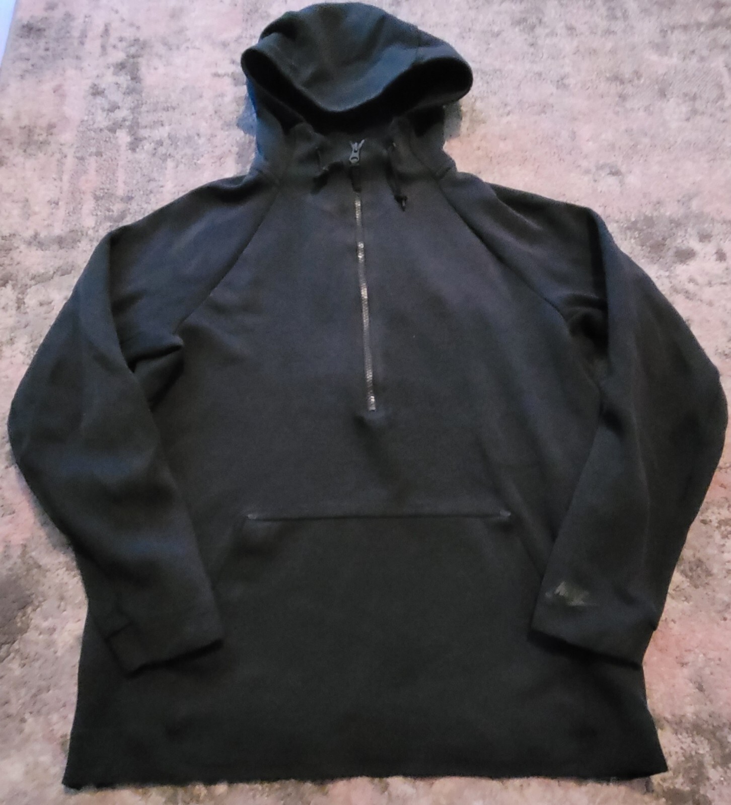 Nike Tech Fleece Half Zip Hoodie In Black 884892-010 … - Gem