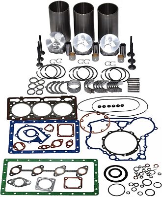 Overhaul Rebuild Kit Compatible for Kubota D1005 Engine ZD326 BX2660 ...